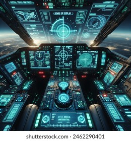 Single Large Touchscreen Interface Displaying Variety AI-generated ...