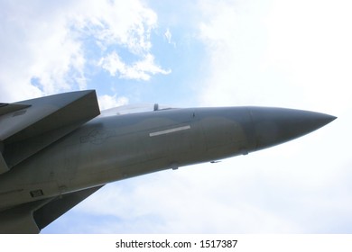 Fighter Jet Below Stock Photo (Edit Now) 1517387