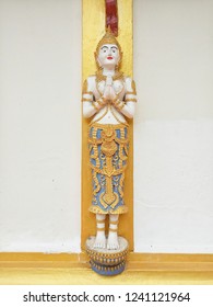36 Figure Deva Clasping Hands Token Worship Images, Stock Photos ...