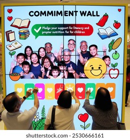 Filipino Adults Using Led Screen Pledge AI-generated image 2530912217 ...