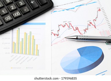 Financial Data Chart Stock Photo 179596835 | Shutterstock