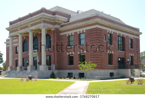 Fine Example Neoclassical Red Brick Concrete Stock Photo 1768270817 ...