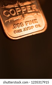 Fine Solid Copper 999 One Ounce Stock Photo 1235317915 | Shutterstock