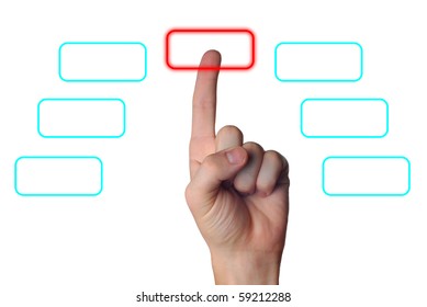 Finger Pressing Button Stock Photo 59212288 | Shutterstock