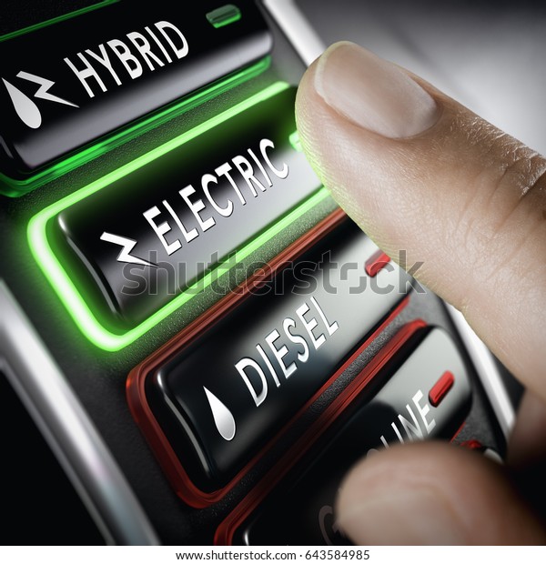 Finger Pressing Push Button Select Electric Stock Photo 643584985 ...