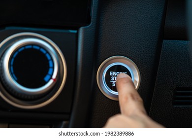 Finger Push Start Button System Start Stock Photo 1982389886 | Shutterstock