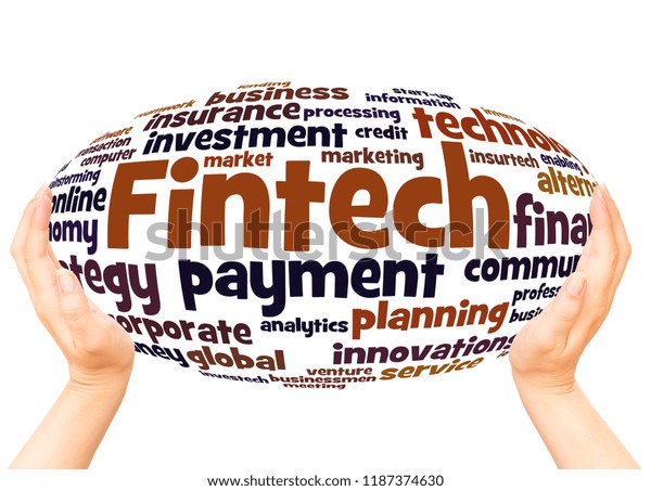 Fintech Word Cloud Hand Sphere Concept Stock Photo 1187374630 ...
