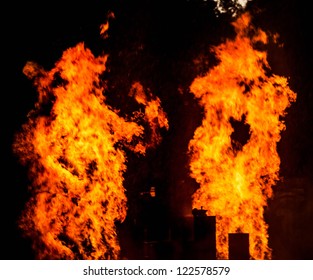 Burning Clothes On Mannequin Burning Mannequin Stock Photo 564879742 ...