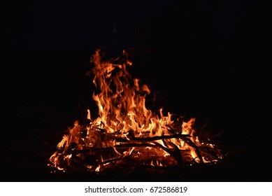Fire Rapid Oxidation Material Exothermic Chemical Stock Photo ...
