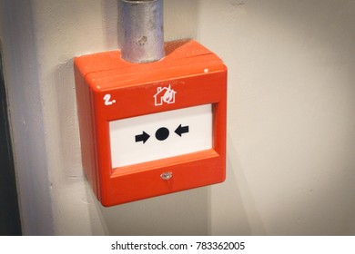Fire Alarm Button Red On Wall Stock Photo 1434673178 | Shutterstock