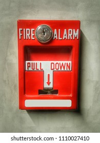Fire Alarm Please Pull Down Stock Photo 1110027410 | Shutterstock