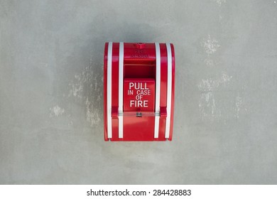 Fire Alarm Switch On White Wall Foto Stok 1833366472 | Shutterstock