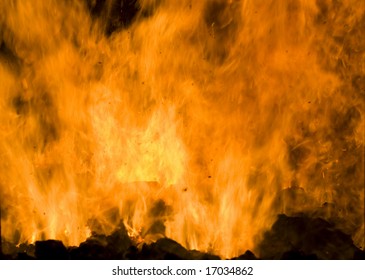 Fire Background Texture Stock Photo 17034862 | Shutterstock