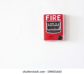 Fire Alarm System Red Color On Stock Photo (Edit Now) 521665030