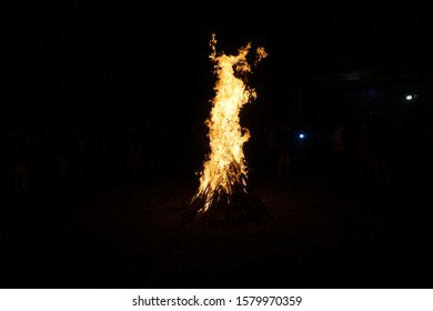 Blazing Flames Over Black Background Stock Photo 162175958 | Shutterstock