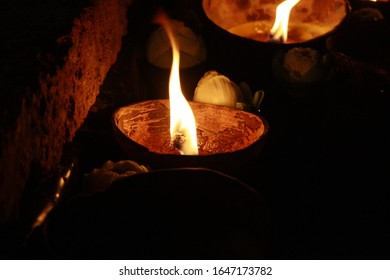 Fire Coconut Shell Stock Photo 1647173782 | Shutterstock