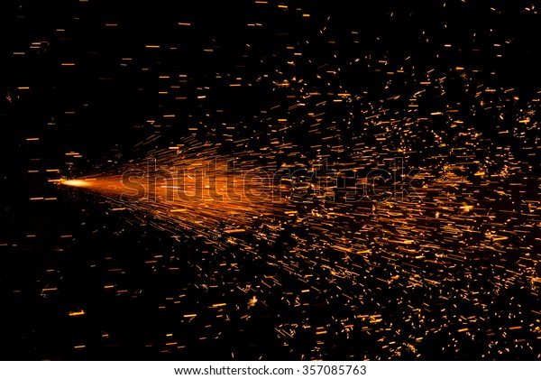 Fire Cracker Explosion On Black Background Stock Photo 357085763 ...