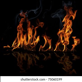 Fire Flame Reflection Stock Photo 75060199 | Shutterstock
