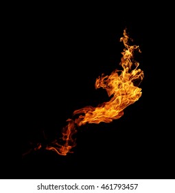 Fire Flames Black Background Stock Photo (Edit Now) 1061232005 Fire Flames Black Background Stock Photo (Edit Now) 1061232005