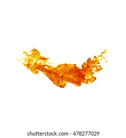 Fire On White Background Stock Photo 789499195 | Shutterstock
