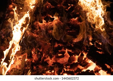 Big Sparks Flying Fire Top View Stock Photo 1286394889 | Shutterstock