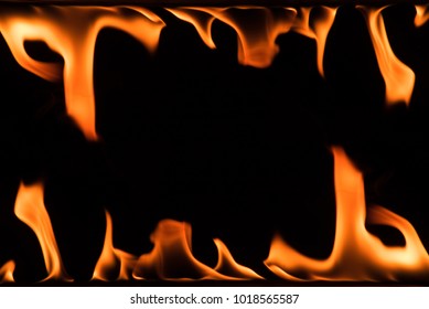 Fire Flames Frame Background Stock Photo 1018565587 | Shutterstock