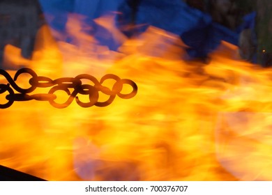 Fire Forged Chains Stock Photo 700376707 | Shutterstock