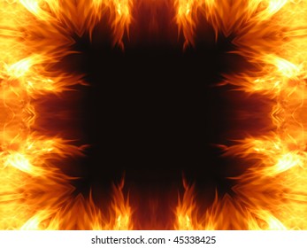 Fire Frame Stock Photo 45338425 | Shutterstock