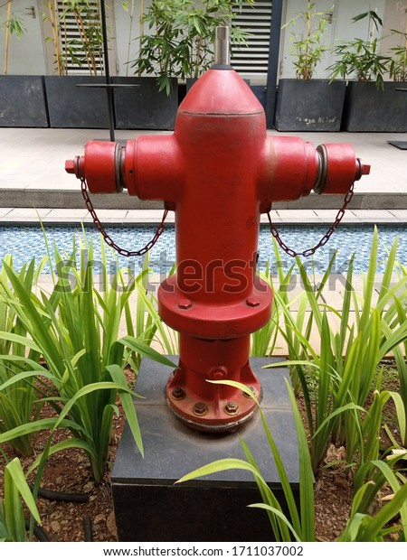 Fire Hydrant Connection Point Firefighter Can Stock Photo 1711037002 ...