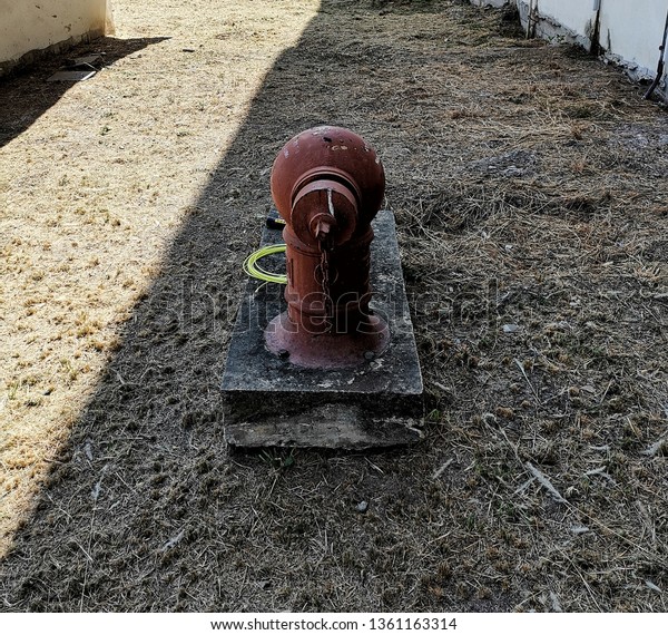 Fire Hydrant On Base Stock Photo 1361163314 | Shutterstock