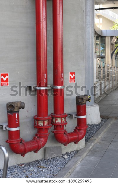Fire Hydrant Standpipes Fireplug Connection High Stock Photo (Edit Now ...