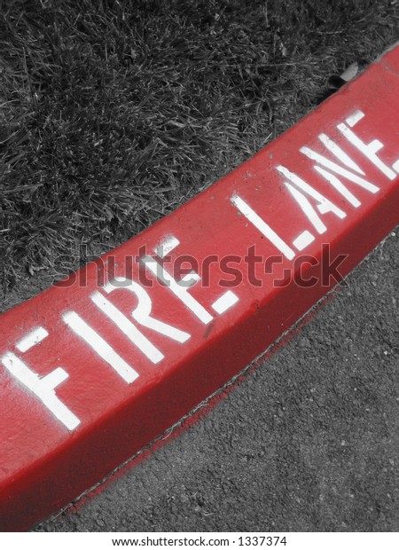 Fire Lane Stock Photo 1337374 | Shutterstock