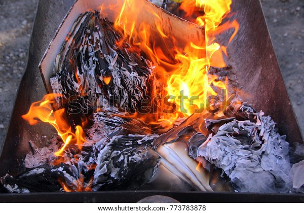 Fire Main Phase Combustion Process Has Stock Photo 773783878 | Shutterstock