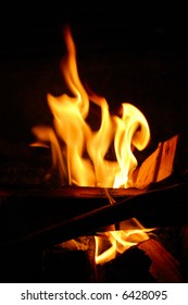 Fire Night Stock Photo 6428095 | Shutterstock