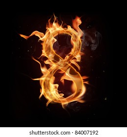 Fire Alphabet Letter S Stock Photo 84007189 | Shutterstock