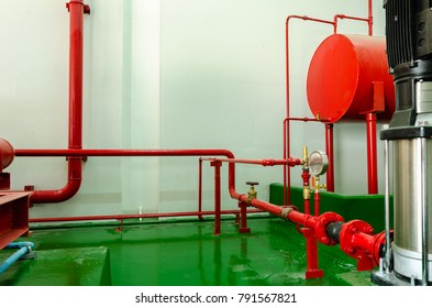Fire Pump Pipe System Stock Photo (Edit Now) 791567821