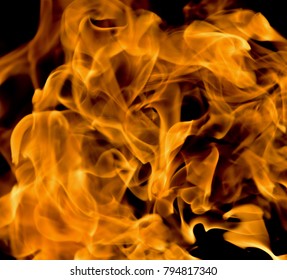 Fire Red Orange Texture On Black Stock Photo 794817340 | Shutterstock