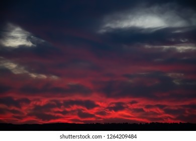 Fire Sky Stock Photo 1264209484 | Shutterstock