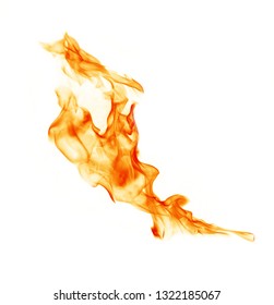 Fire White Background Stock Photo 1322185067 | Shutterstock