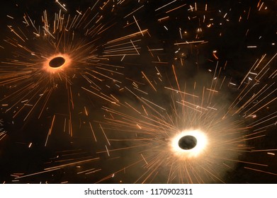 Firework Fire Cracker Called Chakra Bhoo Stock Photo 1170902311 ...