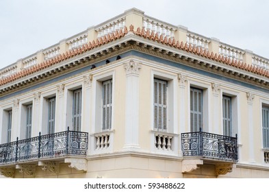 First Floor Classical Building Two Blue Stock Photo 593488622 ...