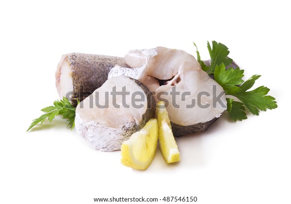 Fish Hake Lemon Isolated Stock Photo 487546150 | Shutterstock