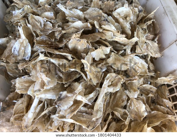 Fish Processed Using Salting Techniques Sold Stock Photo 1801404433 ...