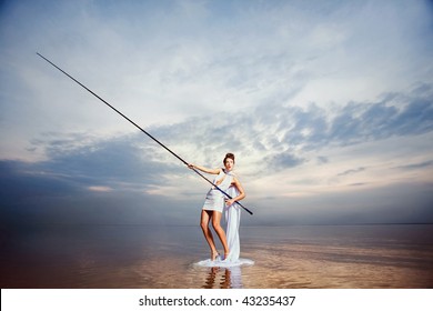4,318 Fishing lady Images, Stock Photos & Vectors | Shutterstock