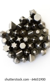 Five Different Types Screw Bits Various Foto stock 64651900 | Shutterstock