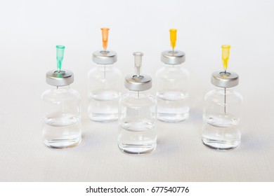 Five Vials Wing Needle Embedded Vial Stock Photo 677241475 | Shutterstock