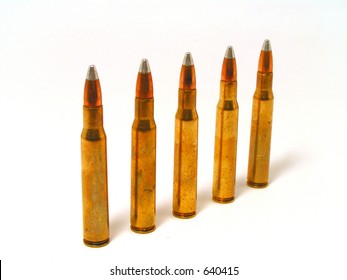 Five Rifle Bullets Stock Photo 640415 | Shutterstock