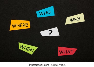 421 Five Ws Images, Stock Photos & Vectors | Shutterstock