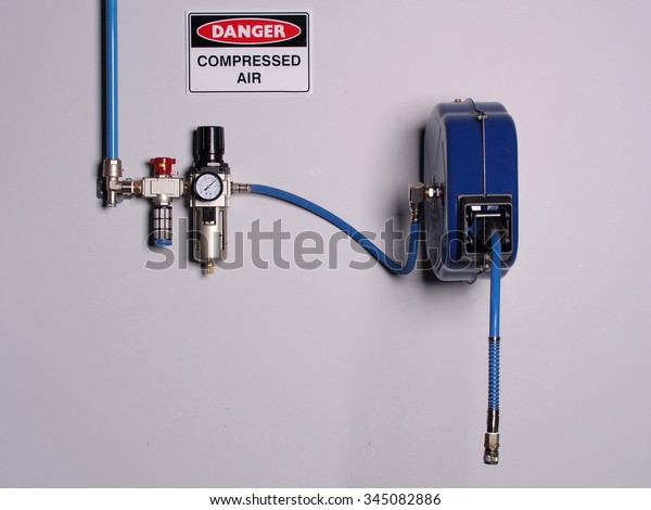Fixed Color Coded Compressed Air Line Stock Photo 345082886 | Shutterstock