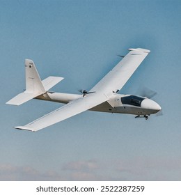 Photorealistic Fixed-wing Uav Flight Centered Frame AI 生成图片2522292595 ...